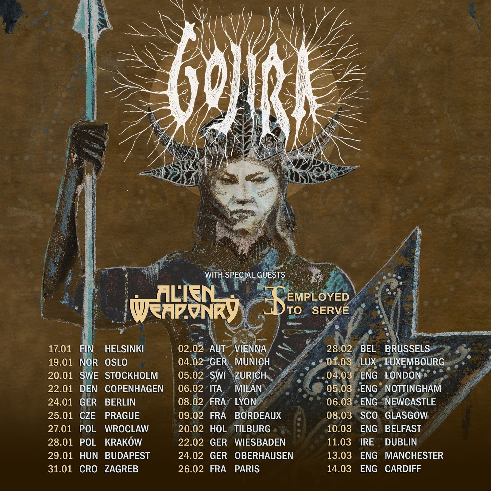 Gojira anuncia extensa gira por Europa en 2022 Gojira anuncia extensa gira por Europa en 2022