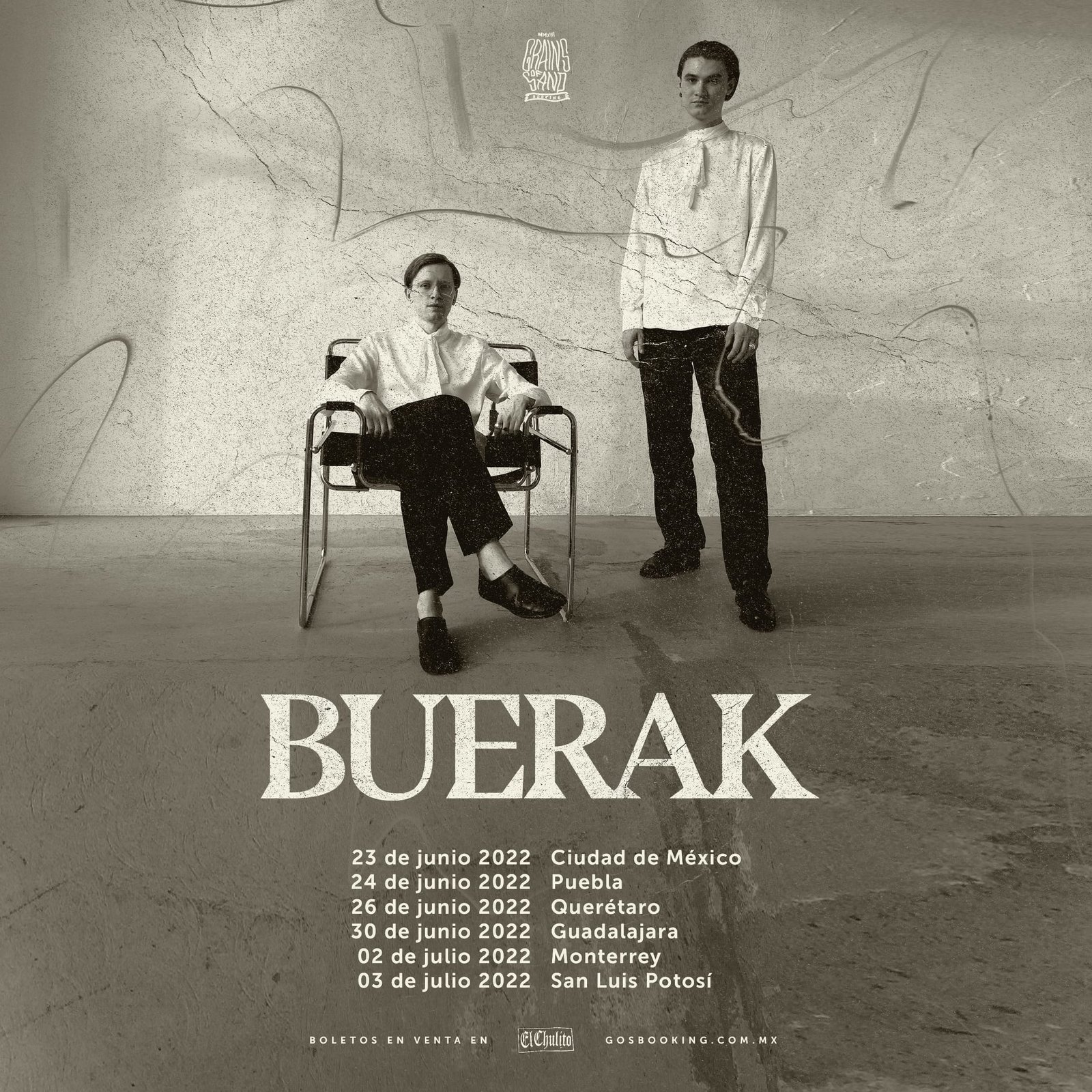 Buerak (Буерак) anuncia gira por México en 2022