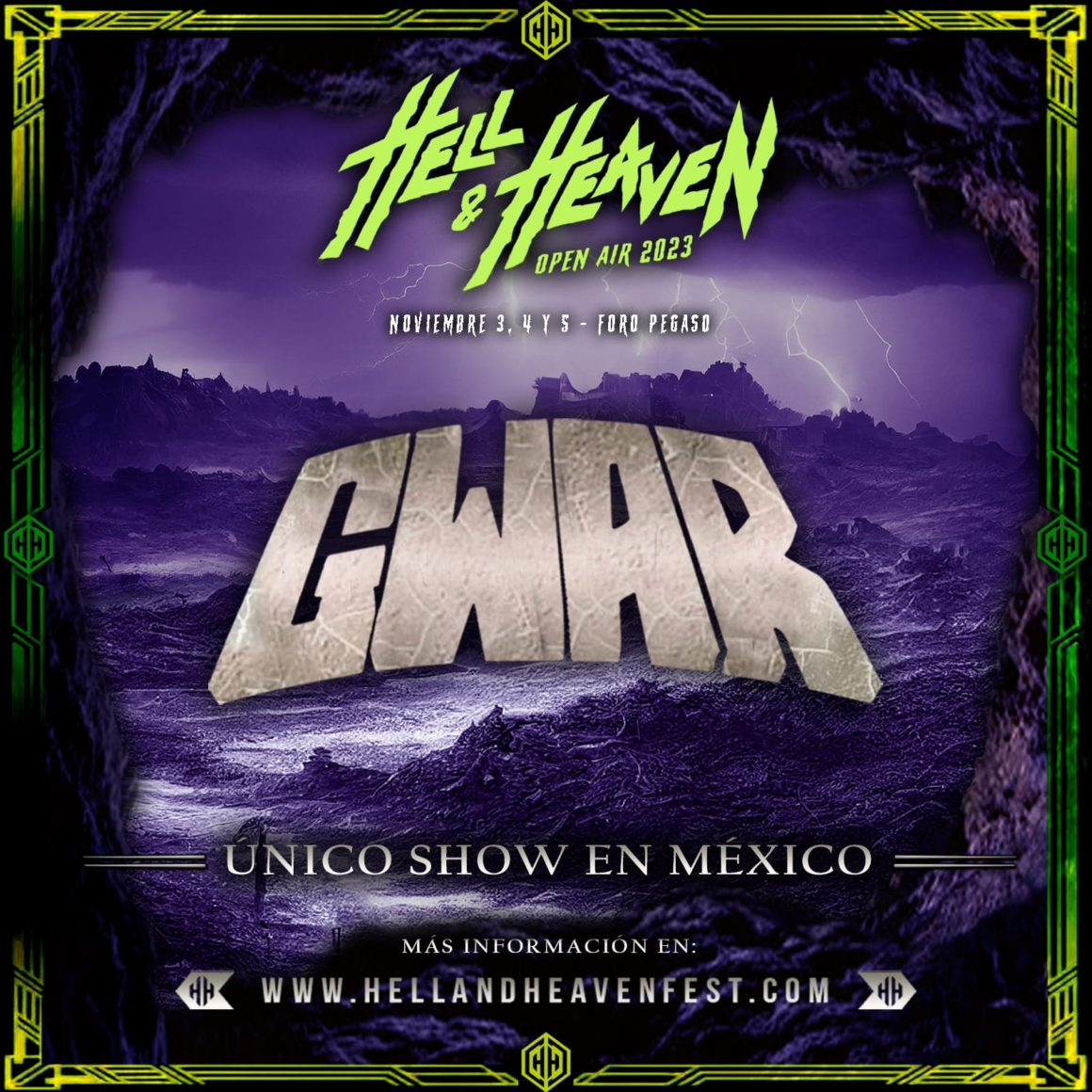 GWAR se une a Hell and Heaven Open Air 2023