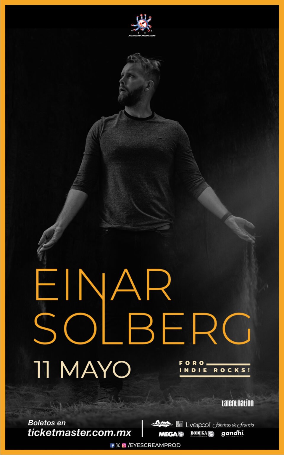 Einar Solberg anuncia gira acústica por América Latina