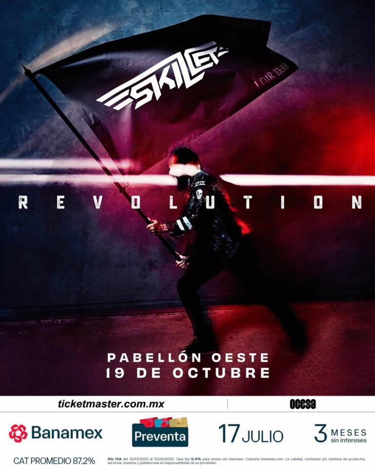 Skillet regresa a México con su gira 'Revolution' este 19 de octubre